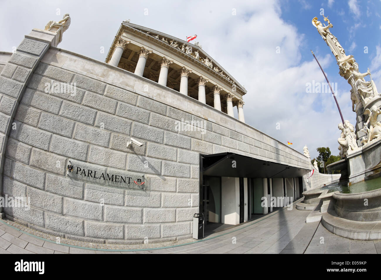 Austria, Vienna, parliament, oesterreich, Wien, Parlament Stock Photo ...