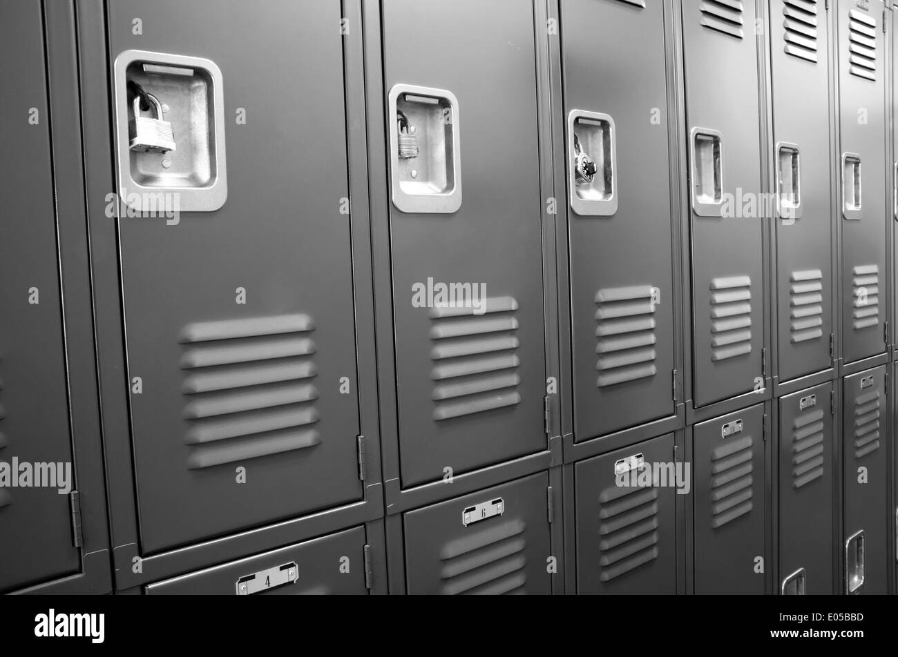 Student Lockers University School Campus Hallway Storage Locker College ...