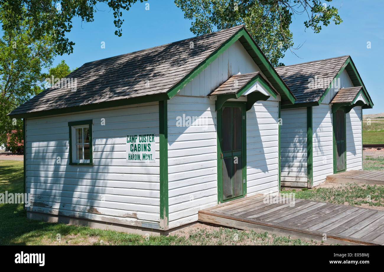 Montana, Hardin, Big Horn County Historical Museum, Camp Custer Motel ...