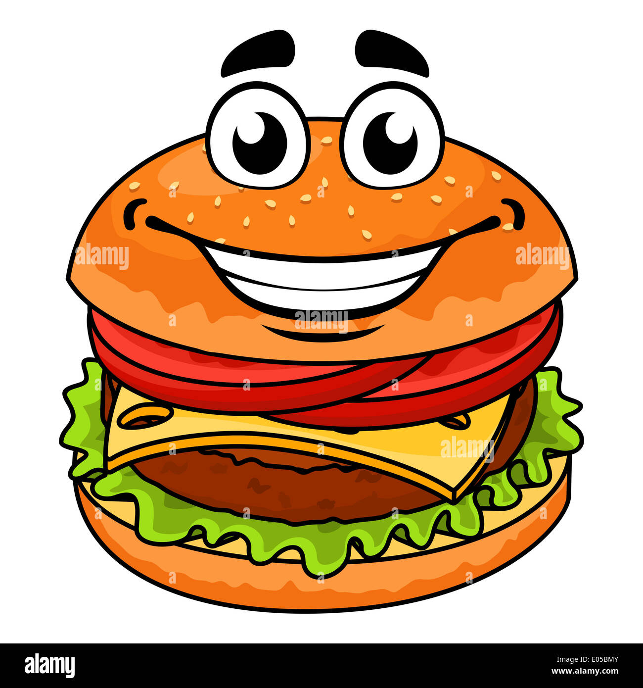 Gross Cartoon Hamburger