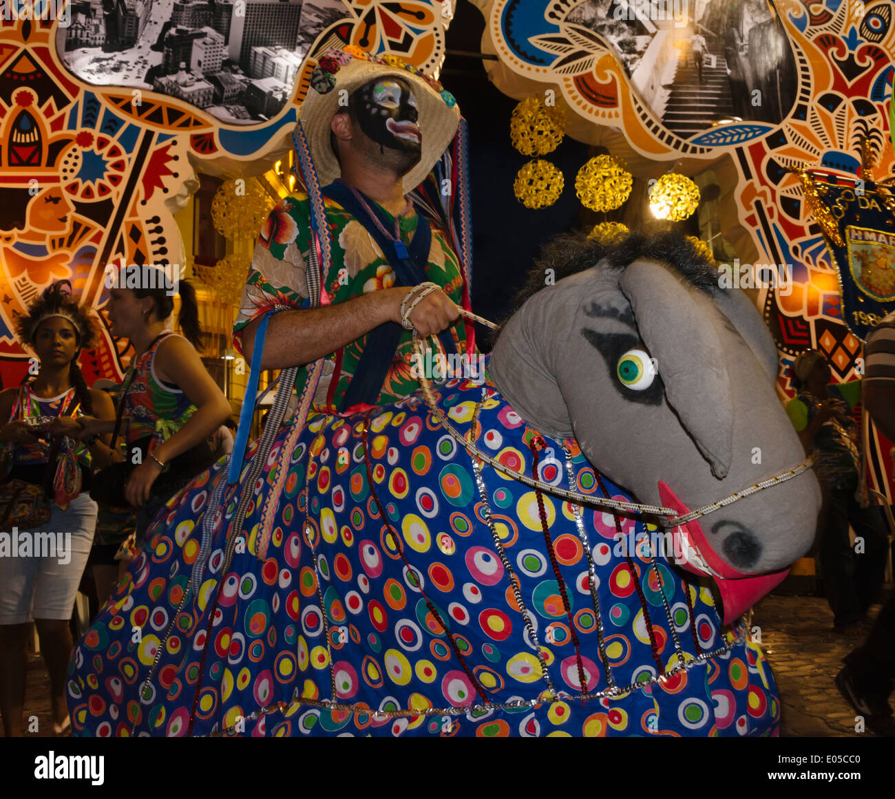 Carnival Parade at night, Recife, Pernambuco State, Brazil Stock Photo ...