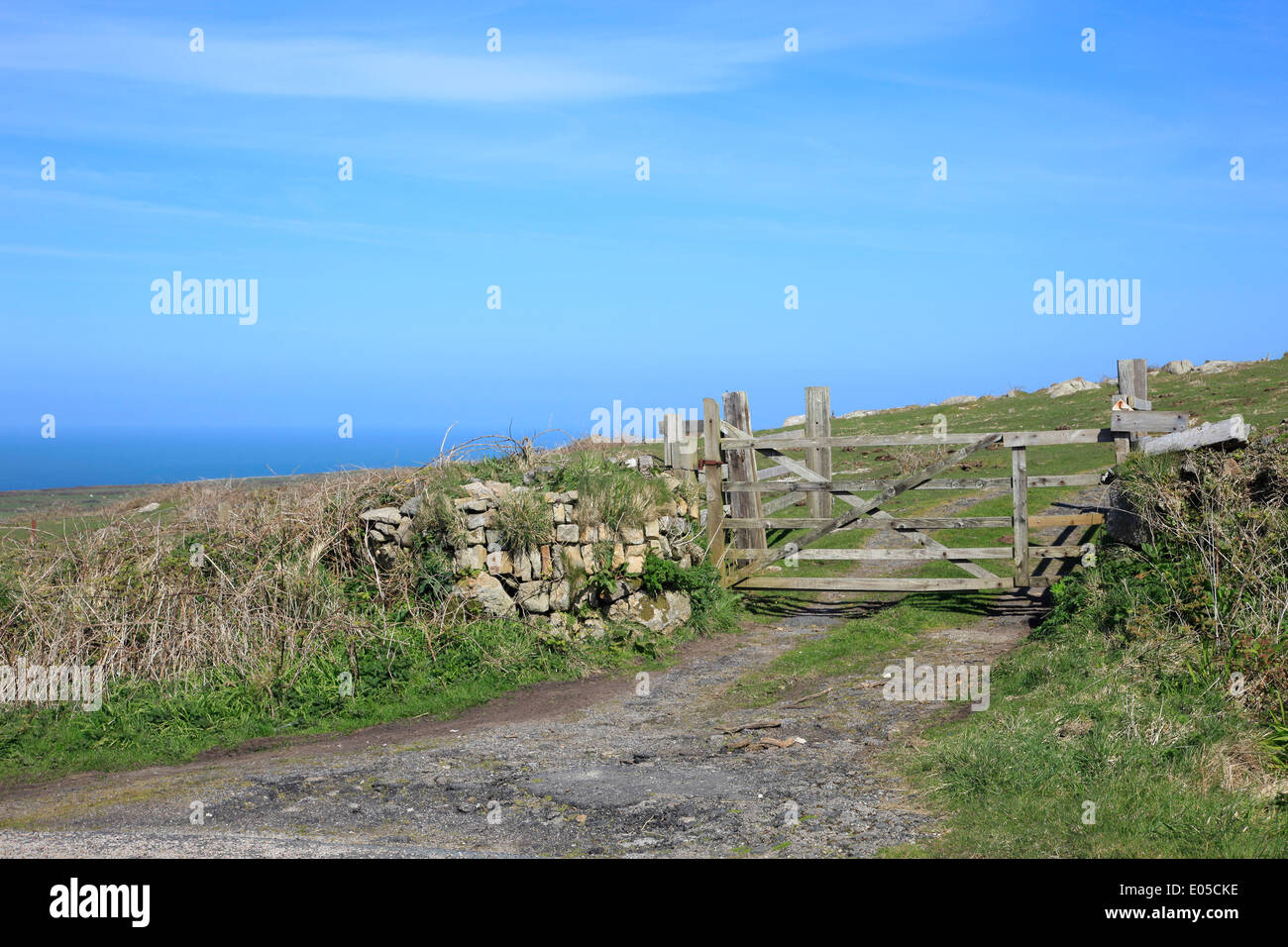 Old Wood farm gate Cornwall England Stock Photo - Alamy