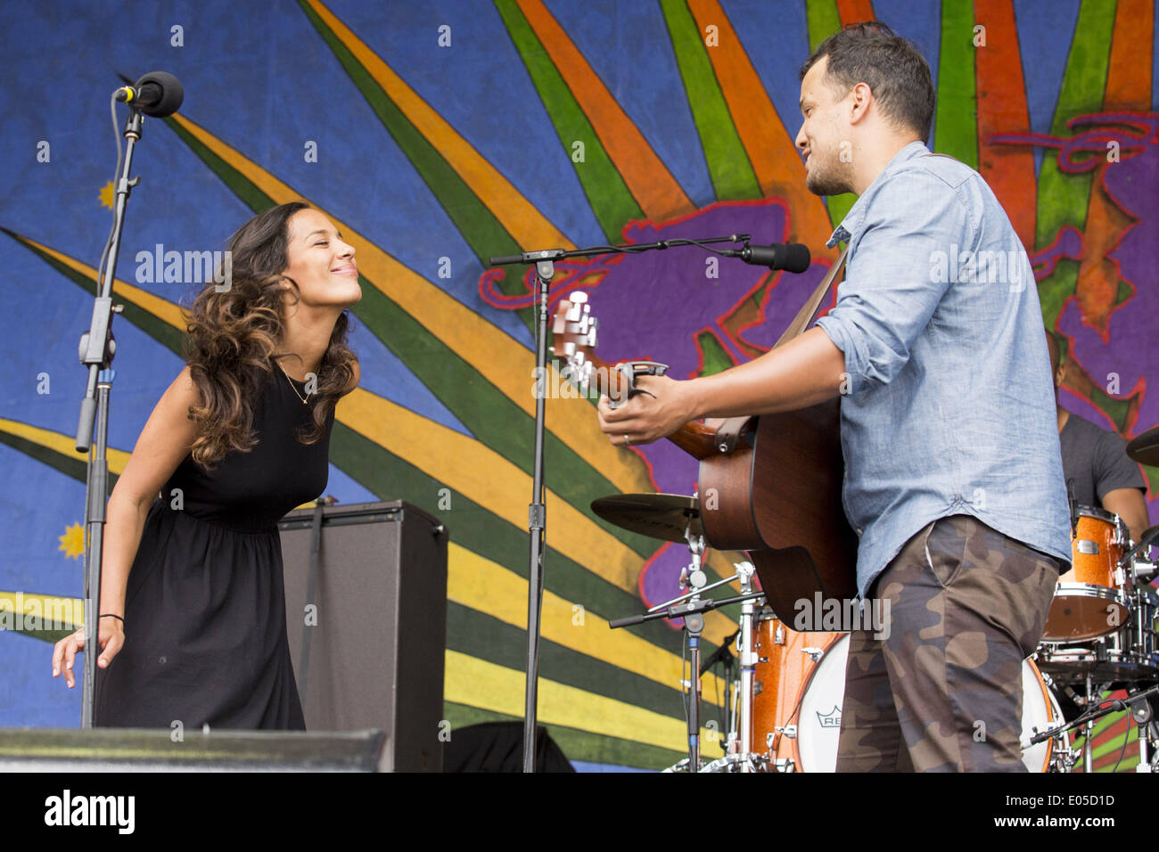 New Orleans, Louisiana, USA. 2nd May, 2014. AMANDA SUDANO and ABNER ...