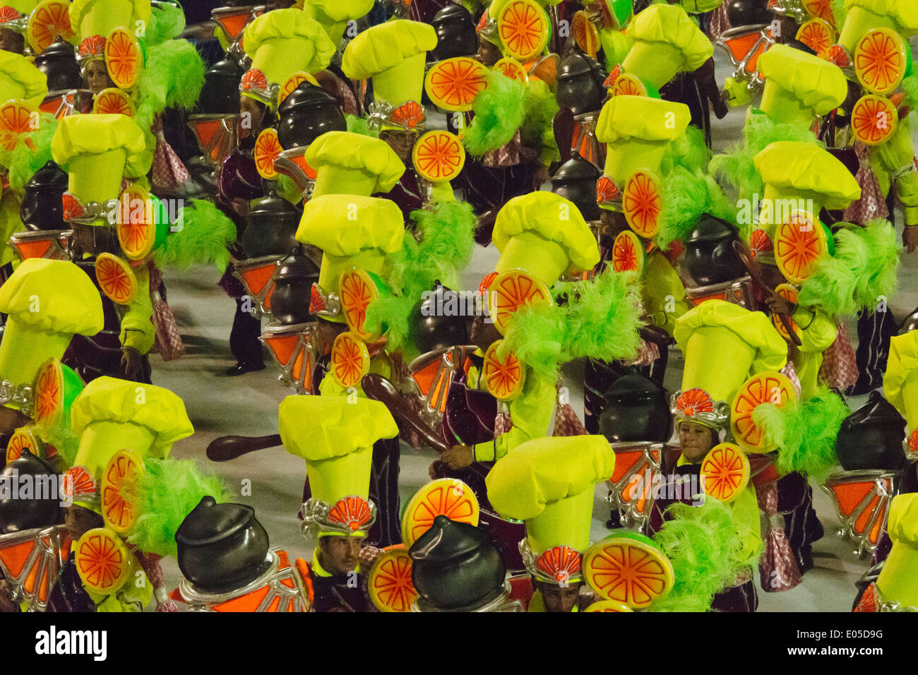 Samba Parade at Sambadrome during Carnival, Rio de Janeiro, Brazil ...