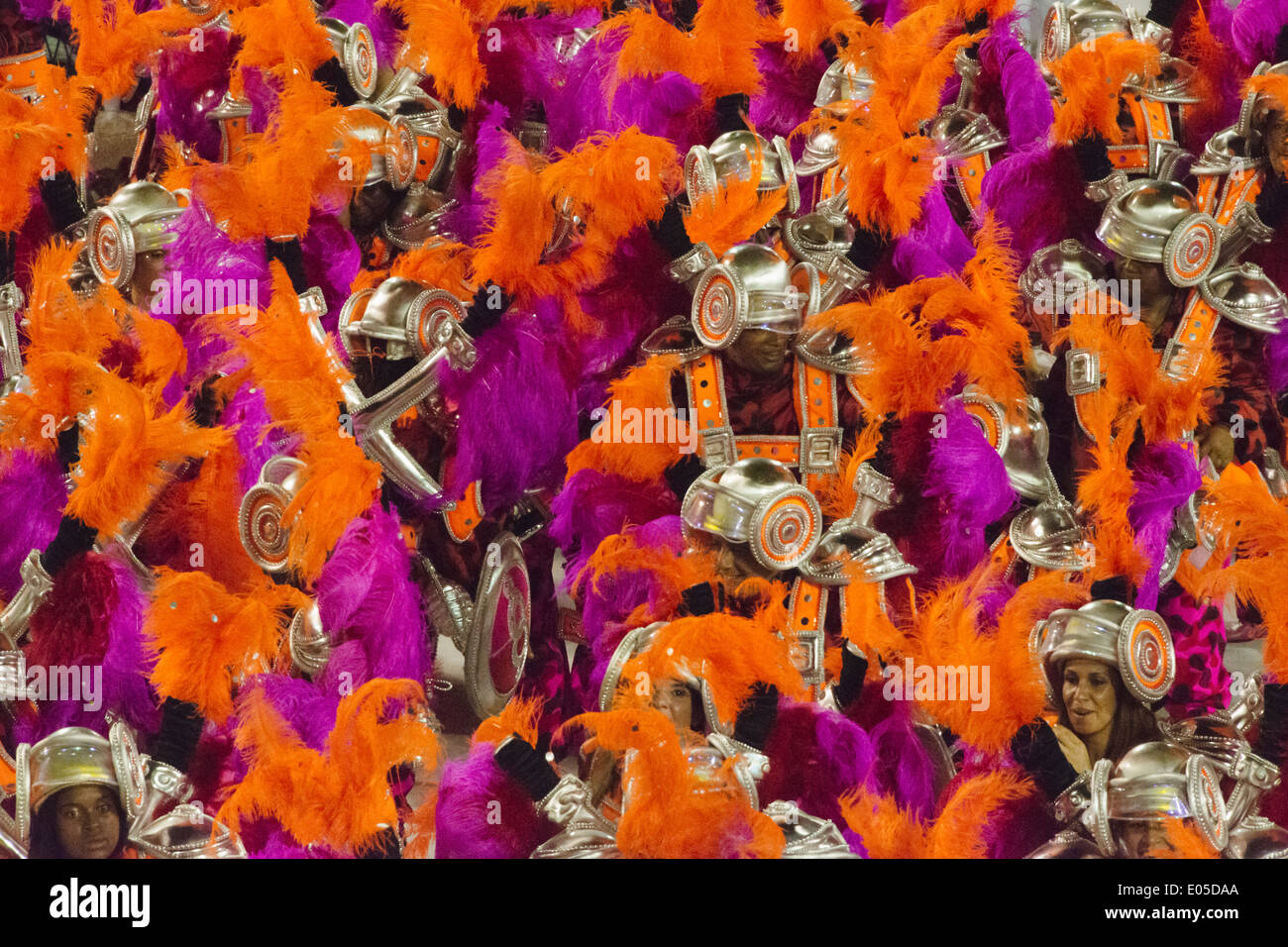 Samba Parade at Sambadrome during Carnival, Rio de Janeiro, Brazil ...