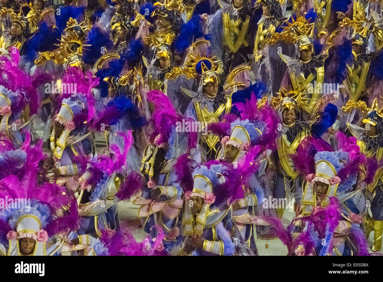 Samba Parade at Sambadrome during Carnival, Rio de Janeiro, Brazil ...