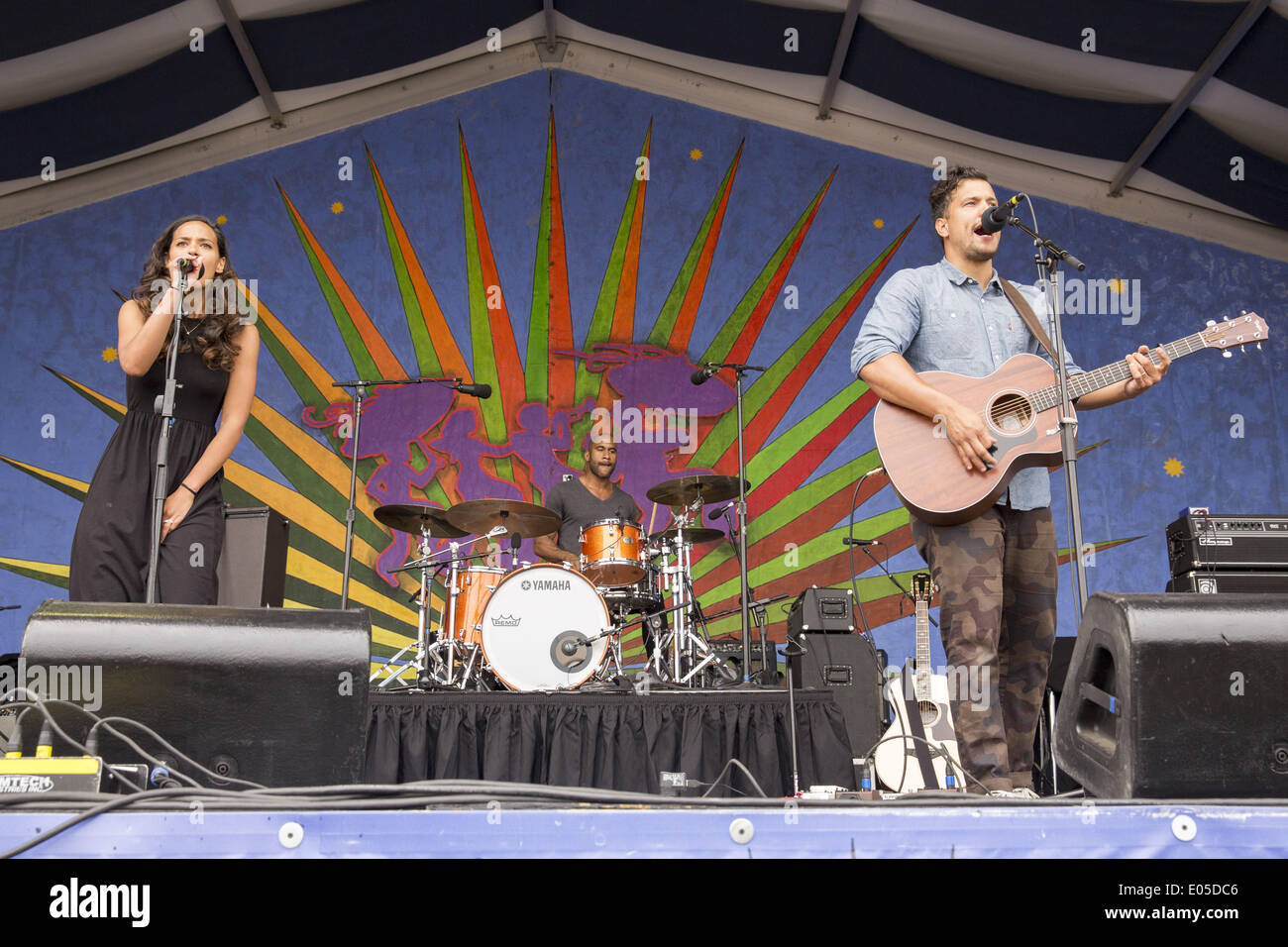 New Orleans, Louisiana, USA. 2nd May, 2014. AMANDA SUDANO and ABNER ...