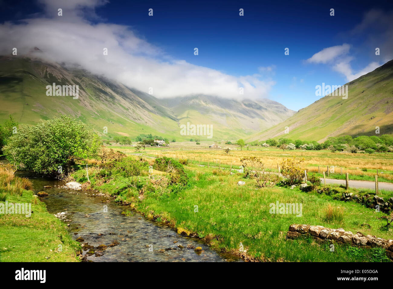 Kirk Fell and Great Gable under the Couds Stock Photo - Alamy