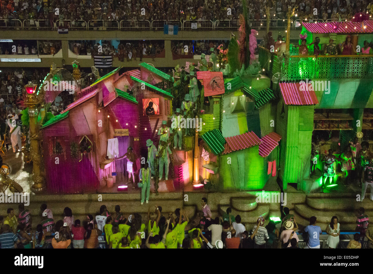 Samba Parade at Sambadrome during Carnival, Rio de Janeiro, Brazil ...