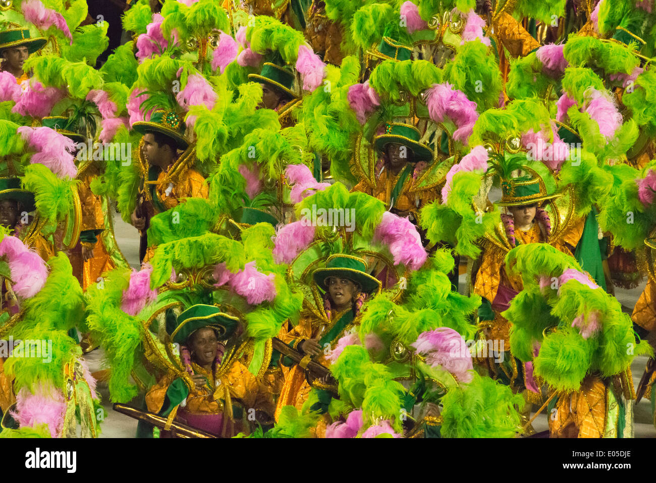 Samba Parade at Sambadrome during Carnival, Rio de Janeiro, Brazil ...