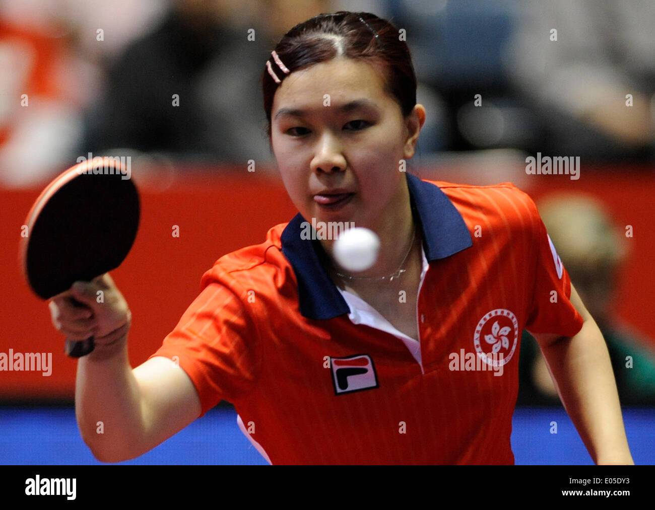 Tokyo, Japan. 3rd May, 2014. Lee Ho Ching of China's Hong Kong plays ...