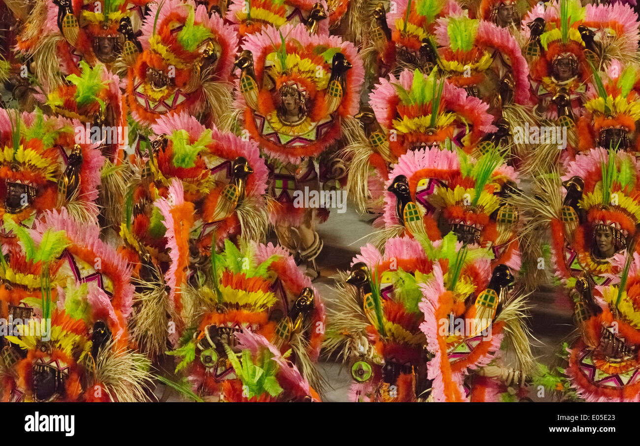 Samba Parade at Sambadrome during Carnival, Rio de Janeiro, Brazil ...