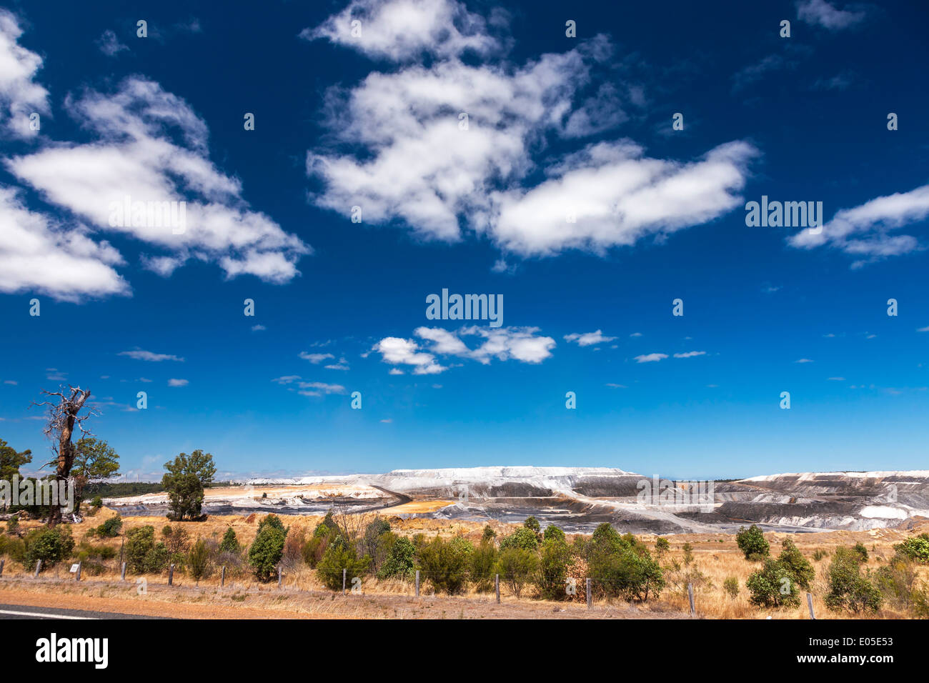 Griffin open cast coal mine just outside of Collie Western Australia ...