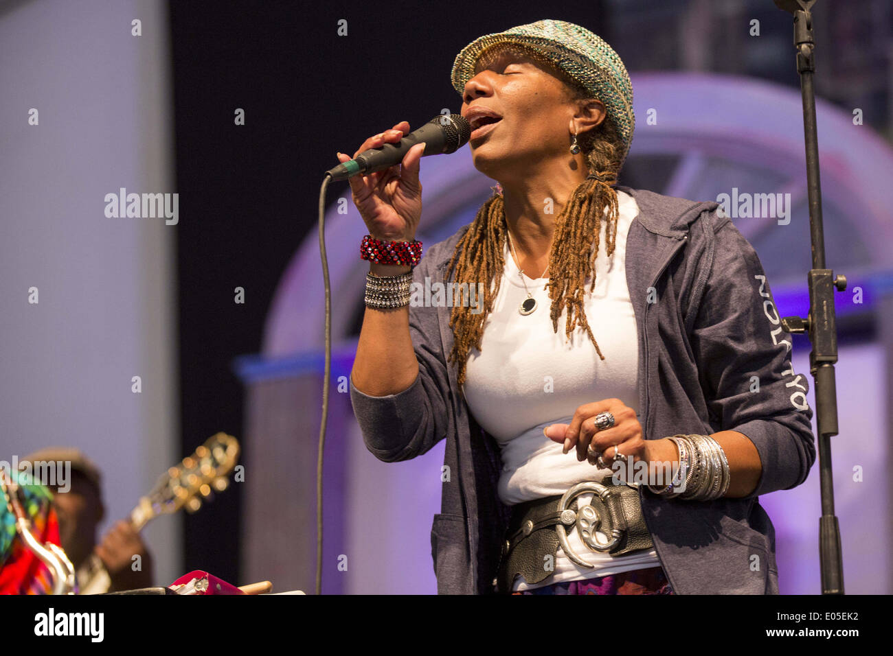 New Orleans, Louisiana, USA. 2nd May, 2014. Vocalist CHARMAINE NEVILLE ...