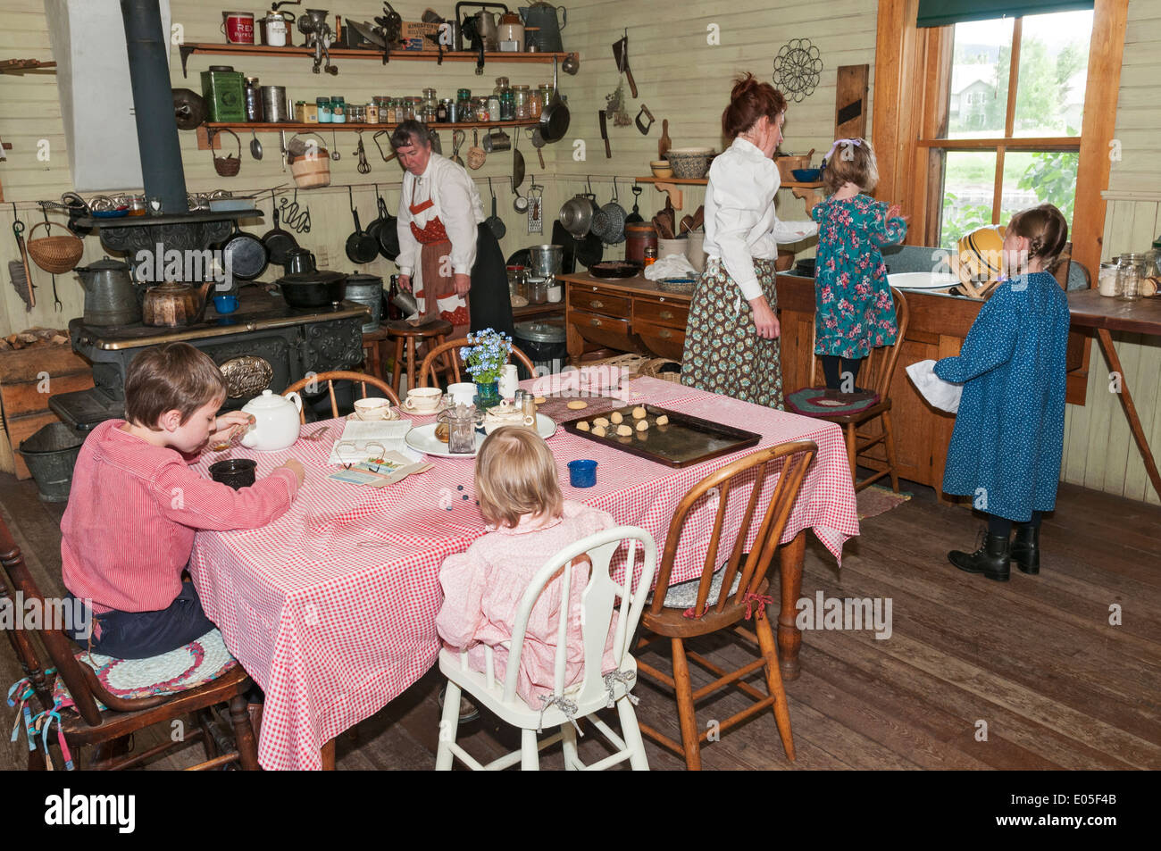 Montana, Bozeman, Museum of the Rockies, Living History Farm, original ...