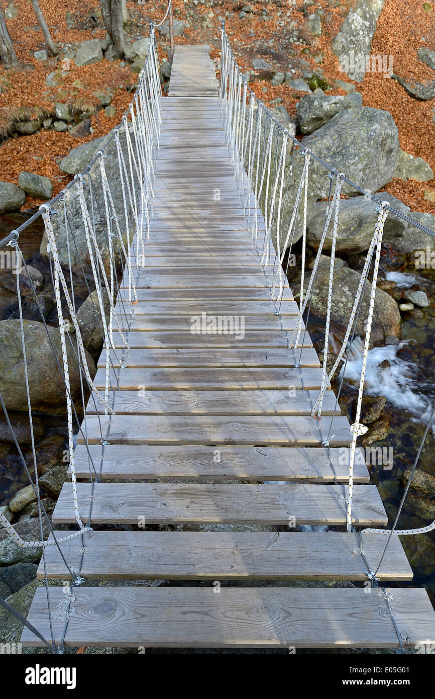Suspended footbridge boardwalk hi-res stock photography and images - Alamy