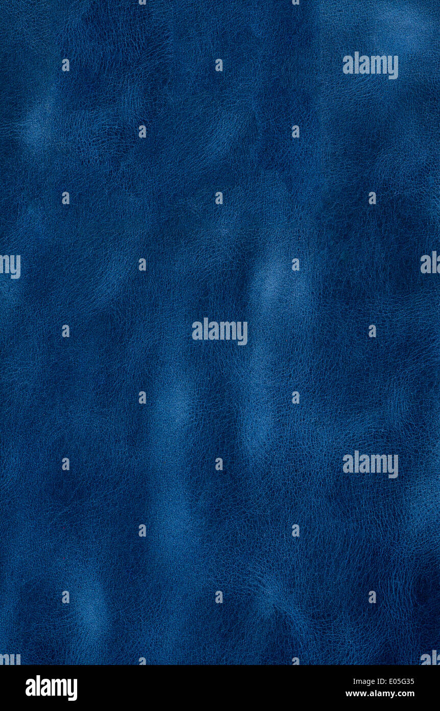 Blue leather texture closeup, useful as background Stock Photo - Alamy