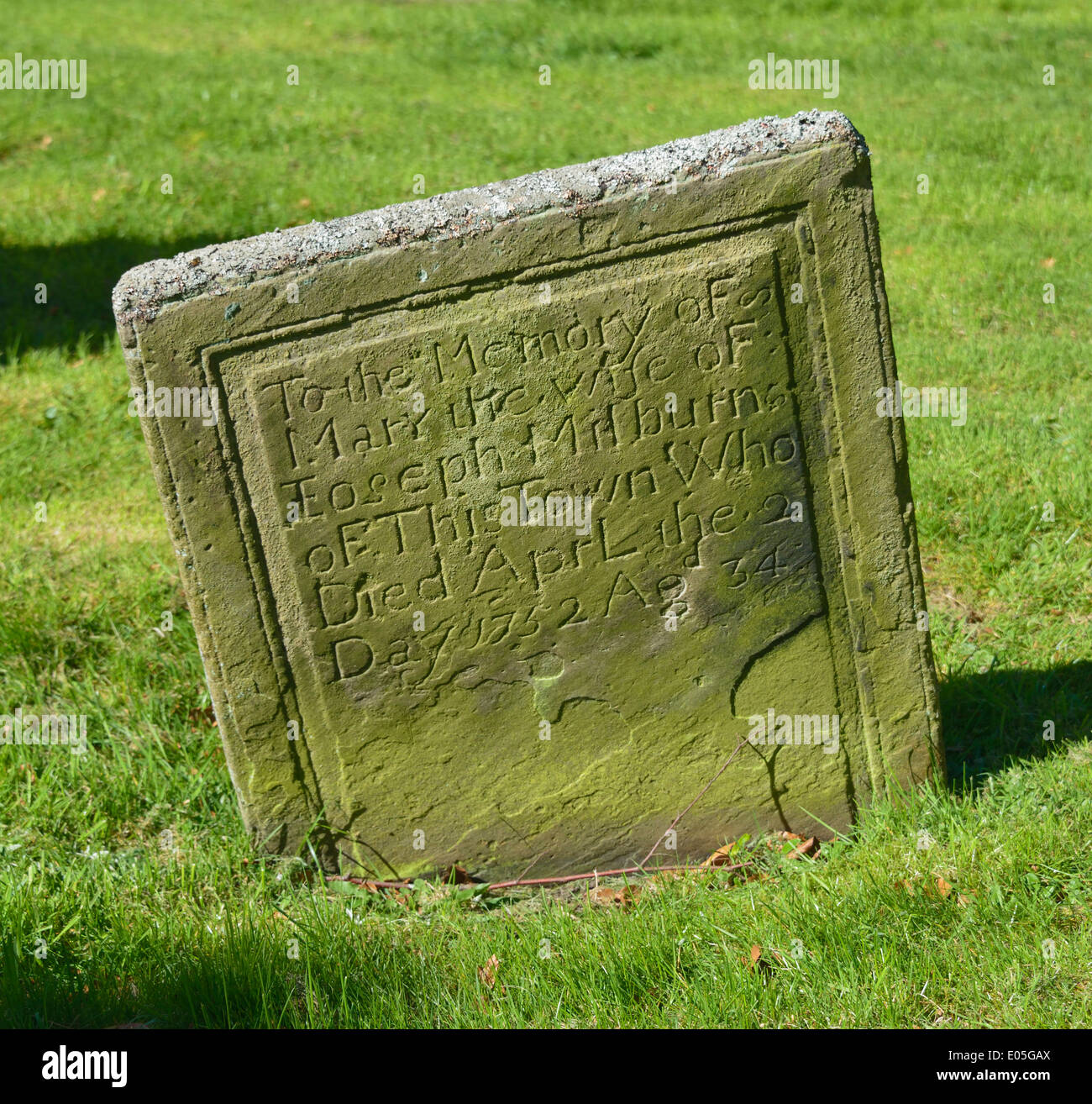 18th century gravestone hi-res stock photography and images - Alamy