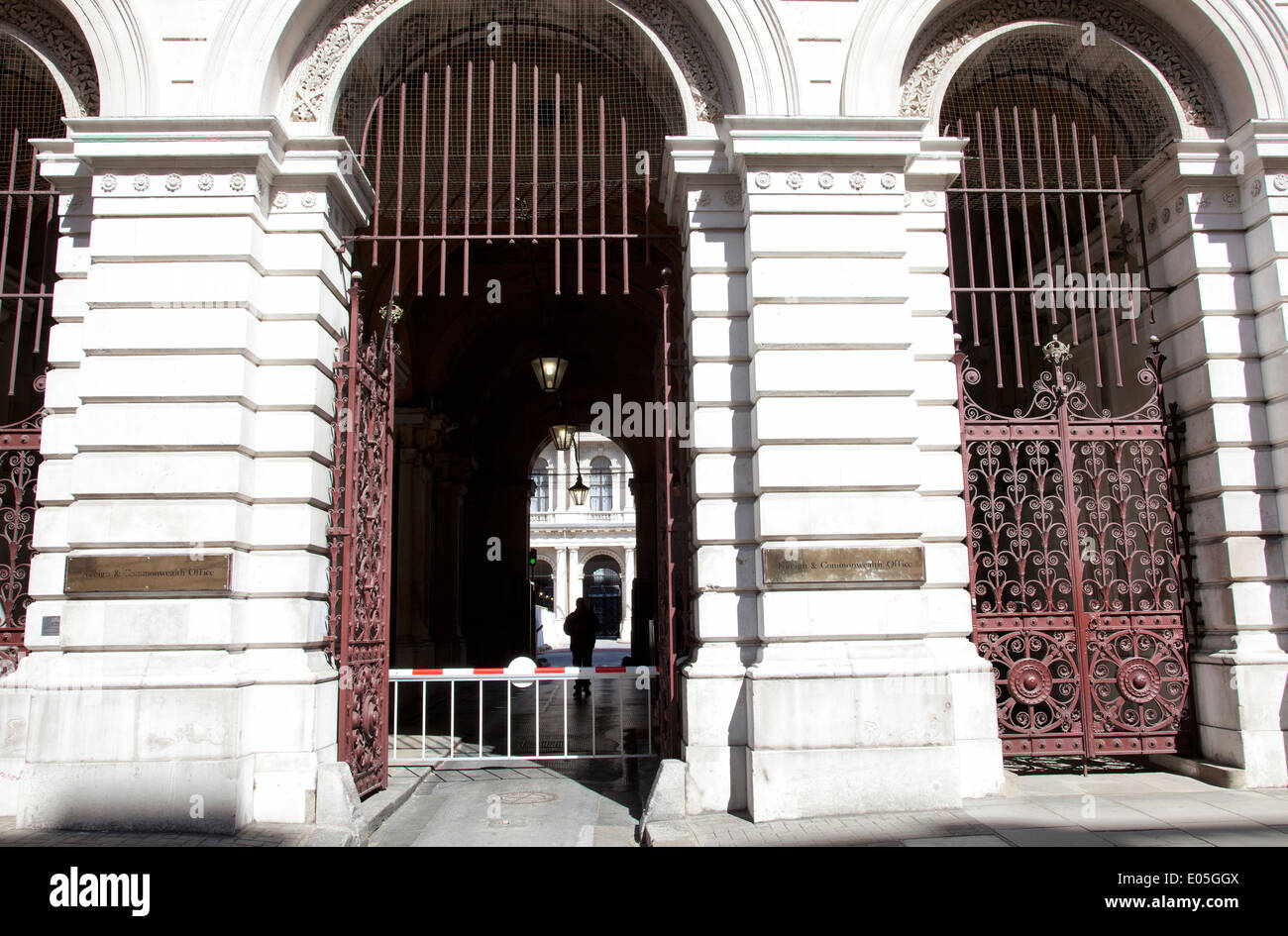 King Charles Street Foreign & Commonwealth Gates in London SW1 - UK ...