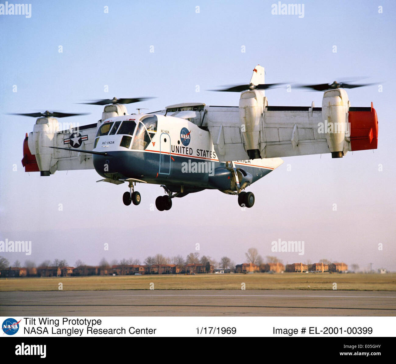 The Ling-Temco-Vought XC-142A, equipped with a General Electric T64 ...