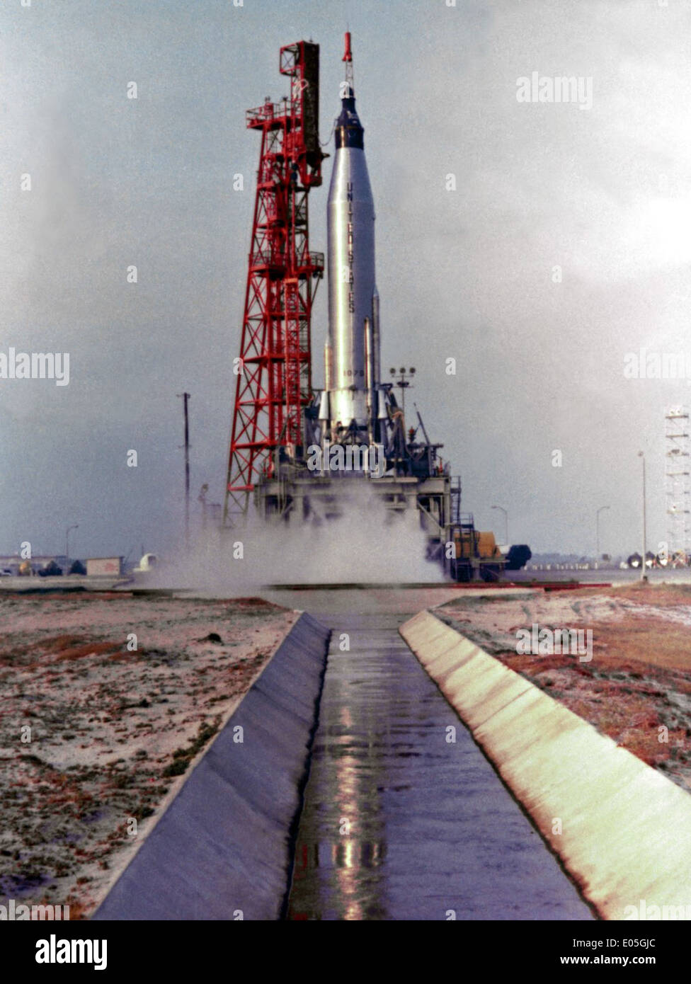 The Atlas D rocket launched the Mercury-Atlas 7 mission, carrying ...