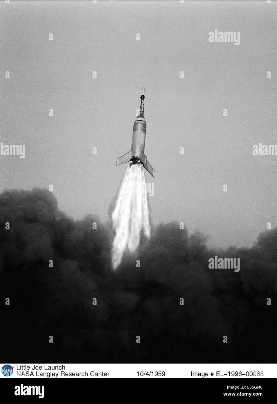 Little Joe (LJ6) Launch Stock Photo - Alamy