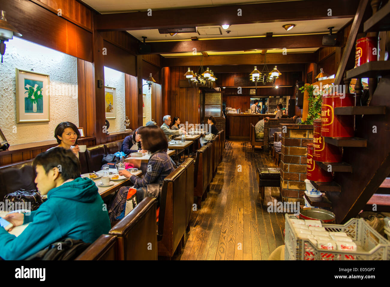 Elegant coffee shop interior hi-res stock photography and images - Alamy