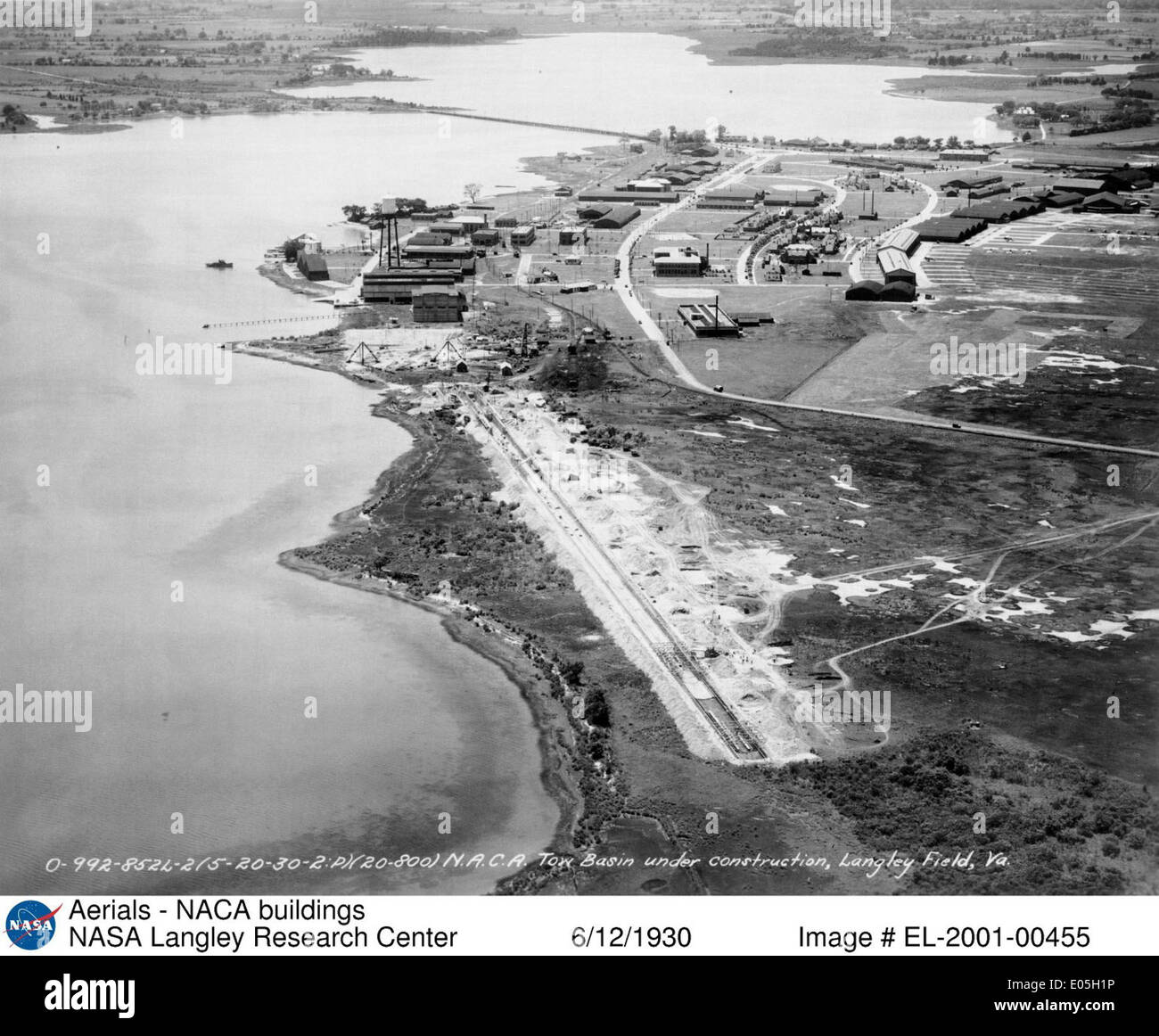 The National Advisory Committee for Aeronautics (NACA) buildings ...