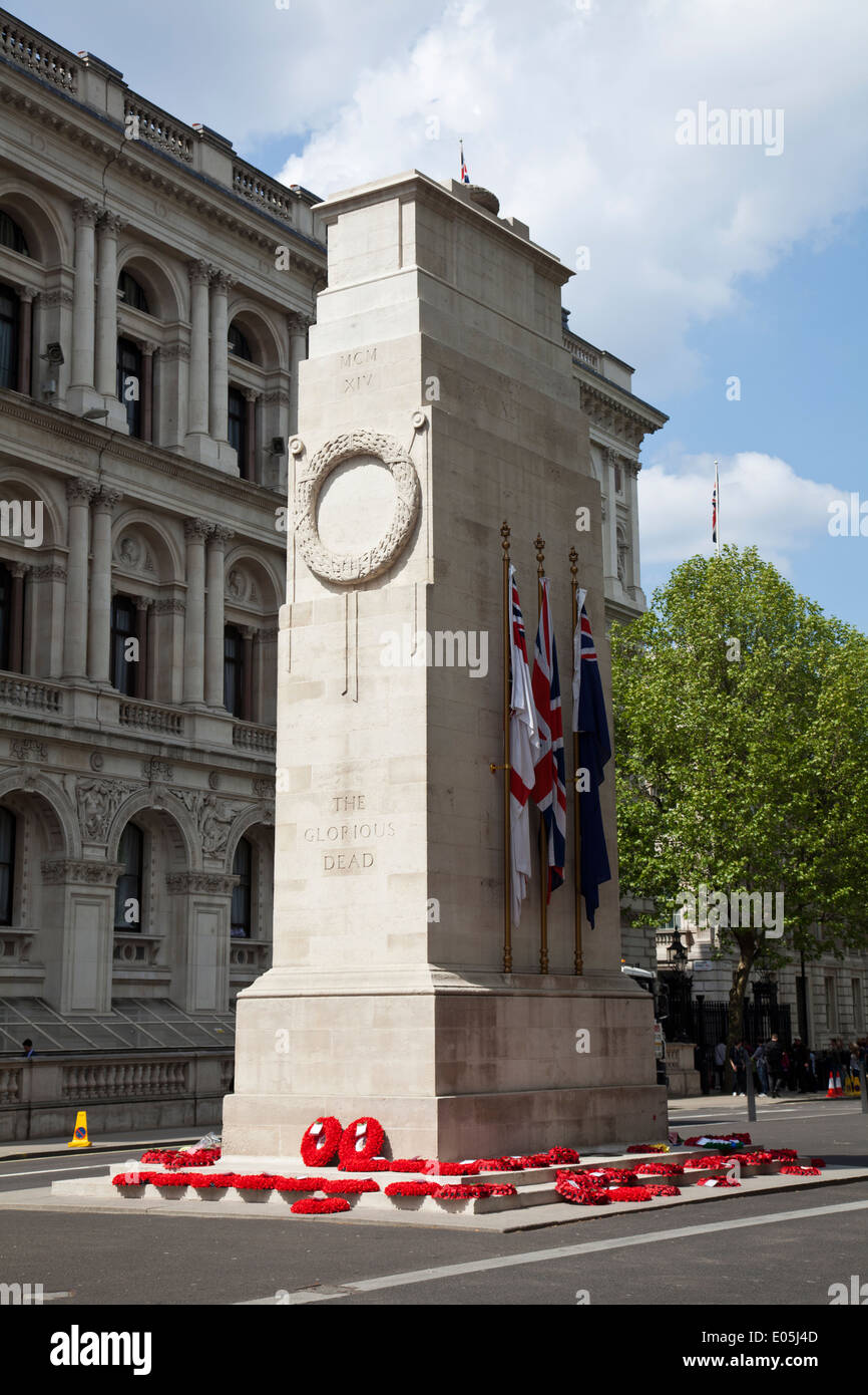 The Cenotaph on Whitehall - London UK Stock Photo - Alamy