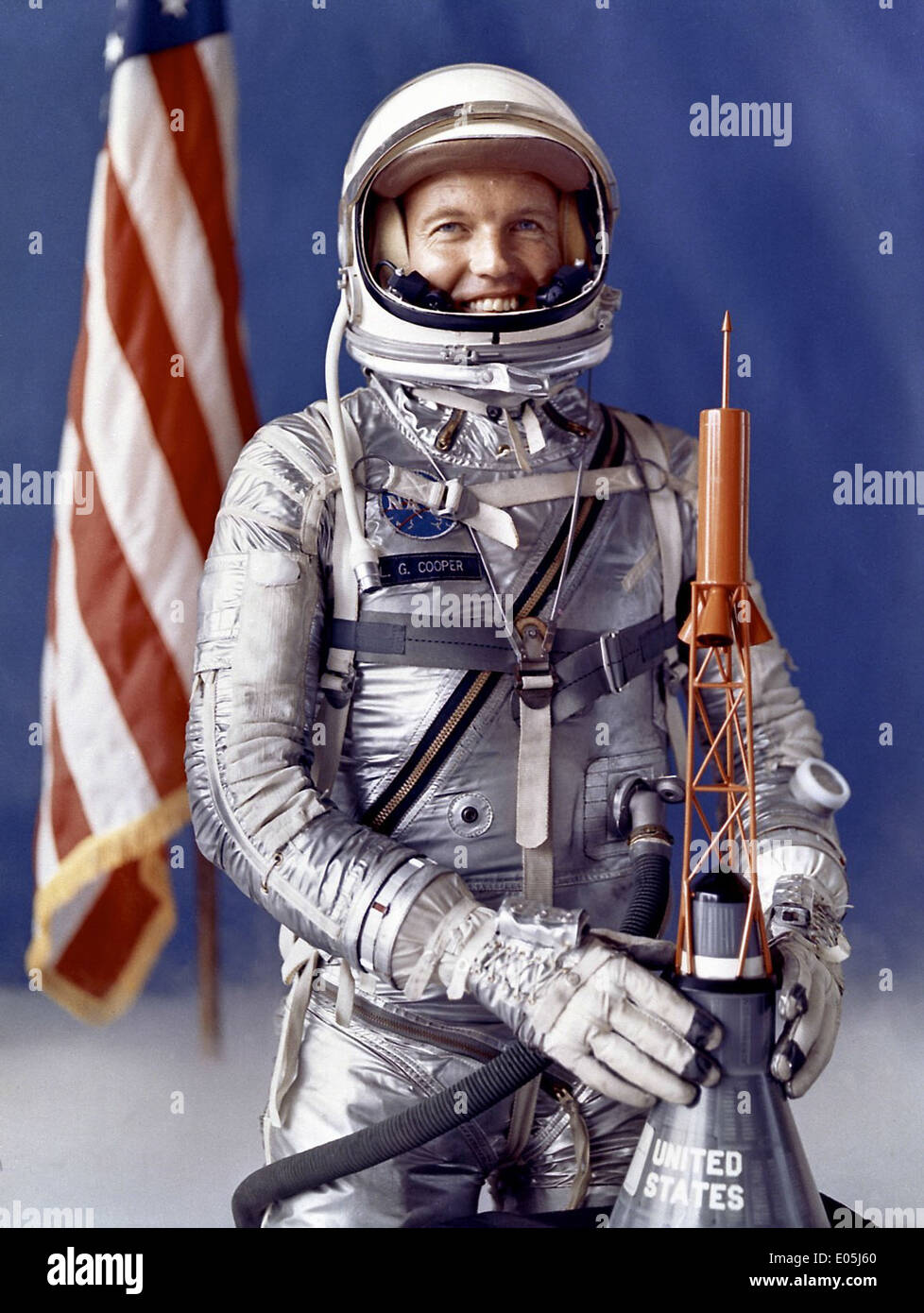 Astronaut L. Gordon Cooper, one of NASA's original seven astronauts, is ...