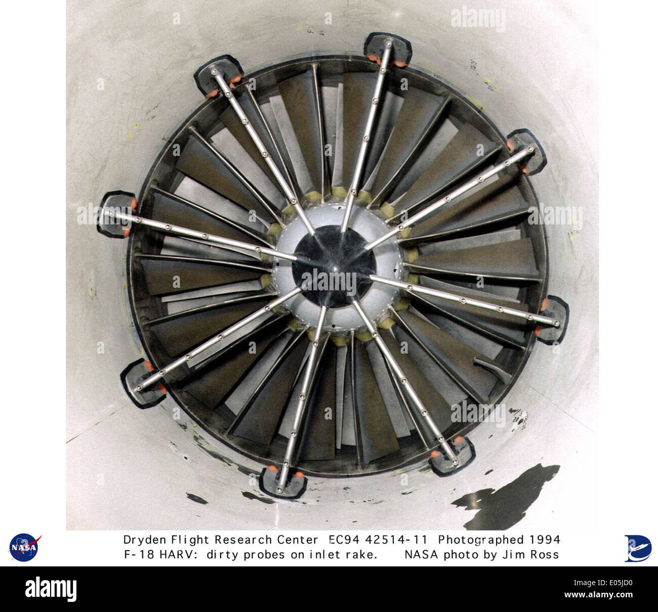 The F-18 HARV (Highly Agile Research Vehicle) demonstrates the use of ...