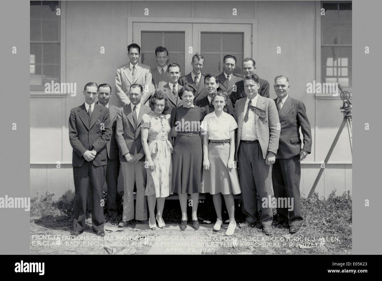 A historic photo of NACA (National Advisory Committee for Aeronautics ...