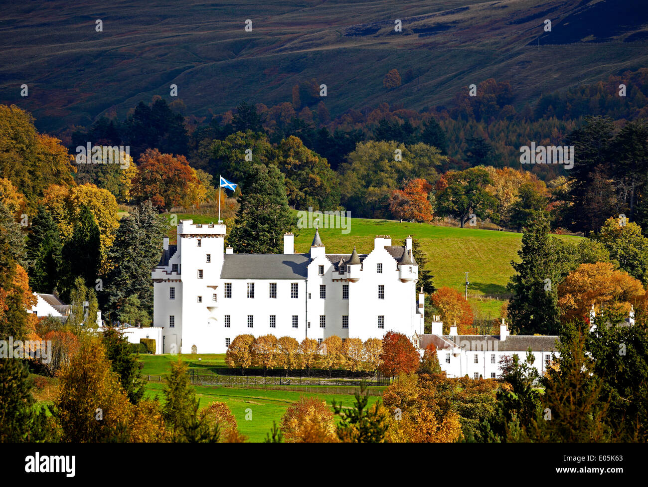 Blair Castle, Blair Atholl, Perthshire, Perth and Kinross, Scotland UK ...