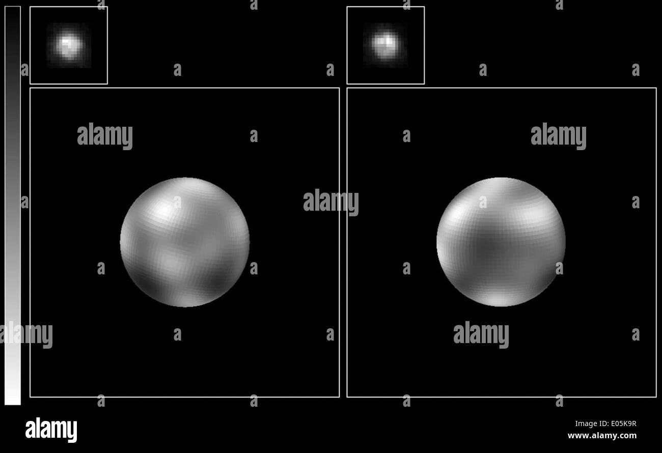 First View of Pluto's Surface Stock Photo - Alamy