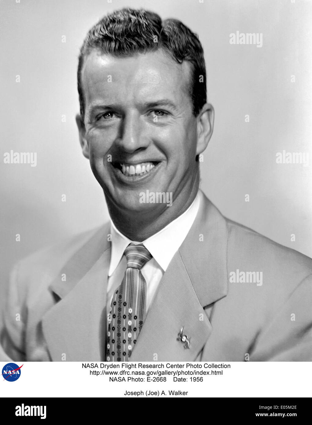 Joseph A. Walker, a prominent NASA astronaut, is known for his ...