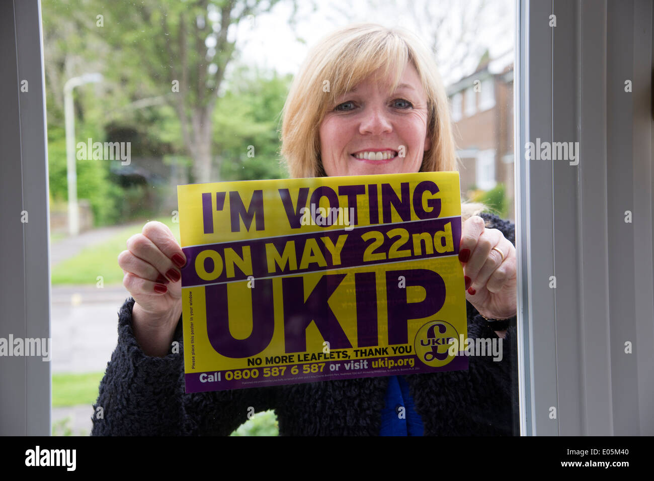 Ukip poster house hi-res stock photography and images - Alamy