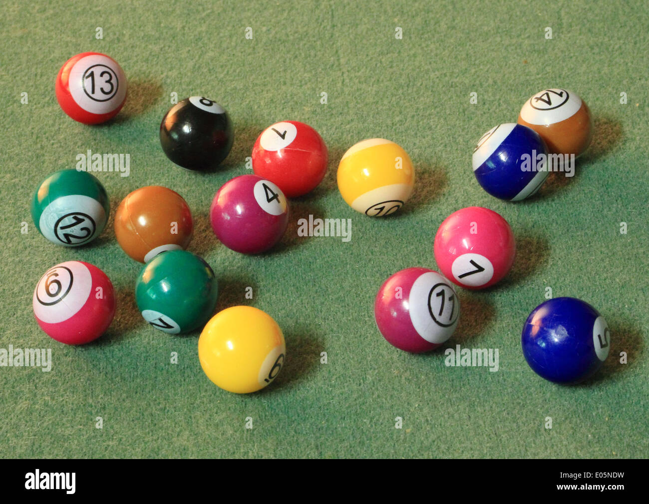 Green cloth pool hi-res stock photography and images - Alamy