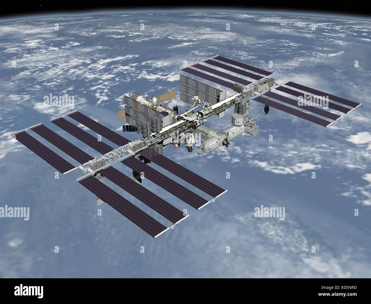 The International Space Station (ISS), operational from 1998 to 2020 ...