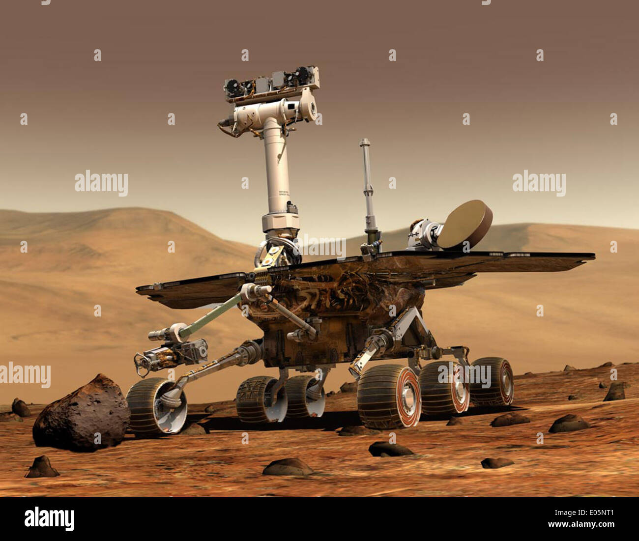 NASA's Mars Exploration Rovers, launched in 2003, were key missions to explore the surface of ...