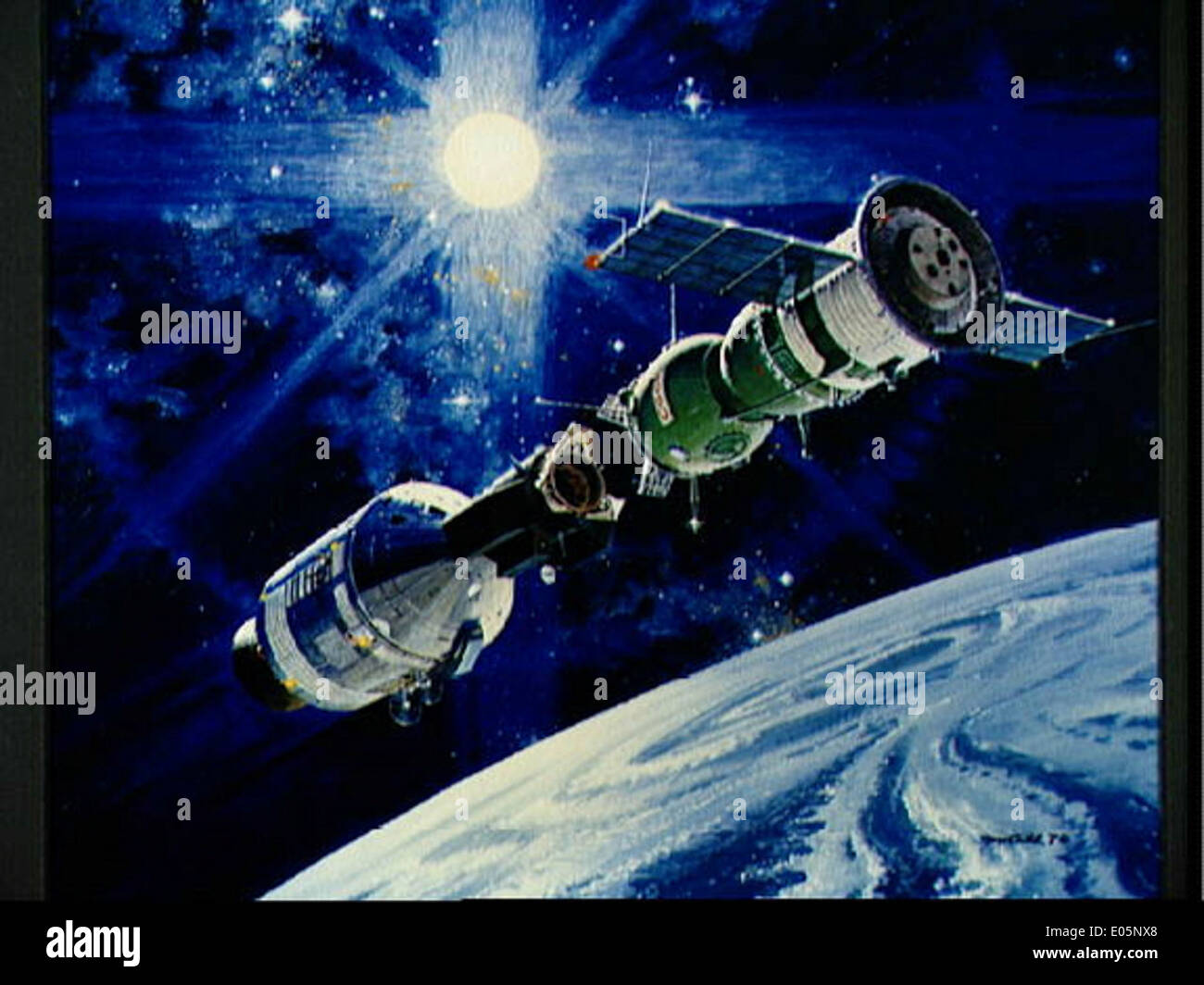 1975 apollo soyuz test project hi-res stock photography and images - Alamy