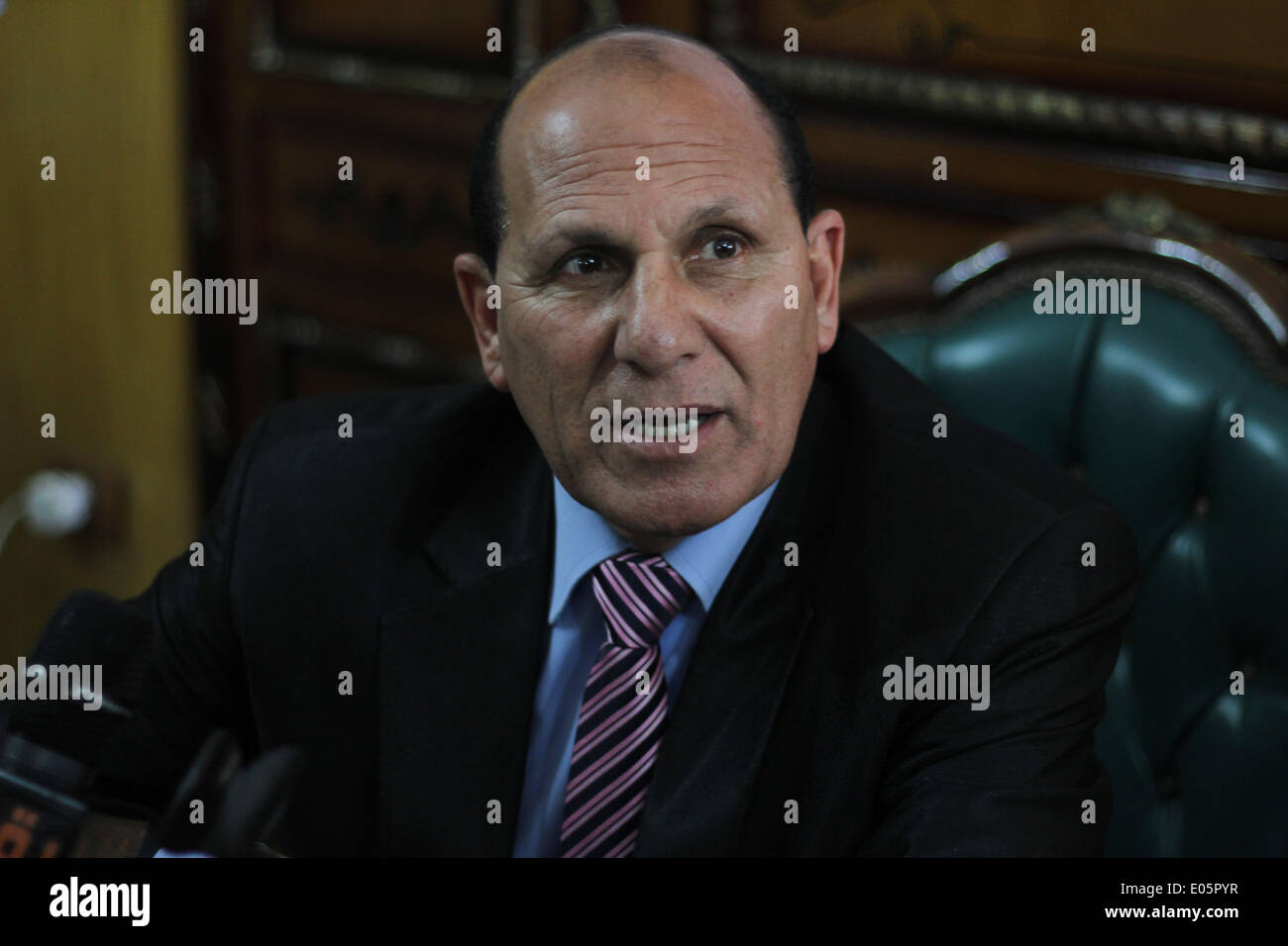 Cairo, Egypt. 3rd May, 2014. Egyptian Major General, Mahmoud Khalifa ...