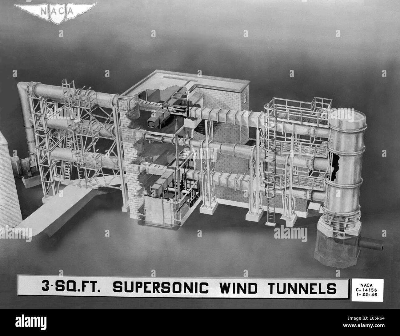 The development of small supersonic tunnels by NASA for testing ...