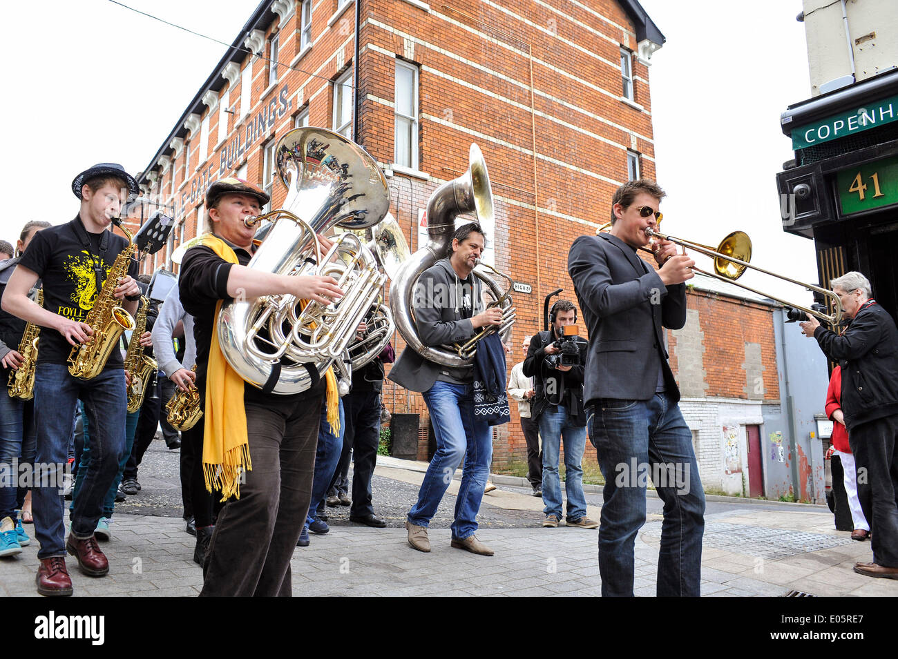 Waterloo street londonderry hi-res stock photography and images - Alamy