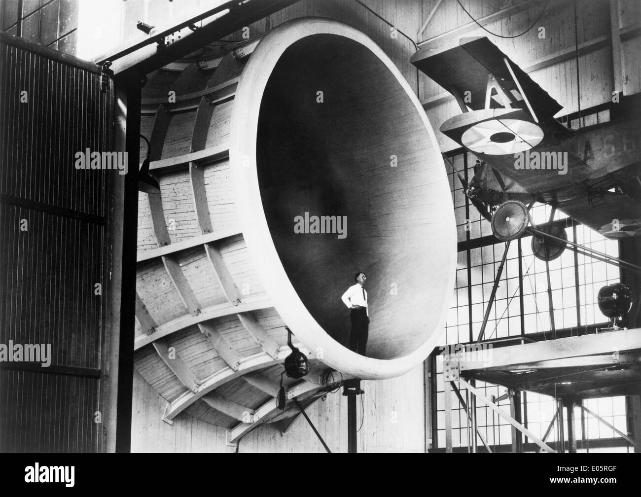 A research propeller tunnel used in NASA’s aerodynamics studies ...