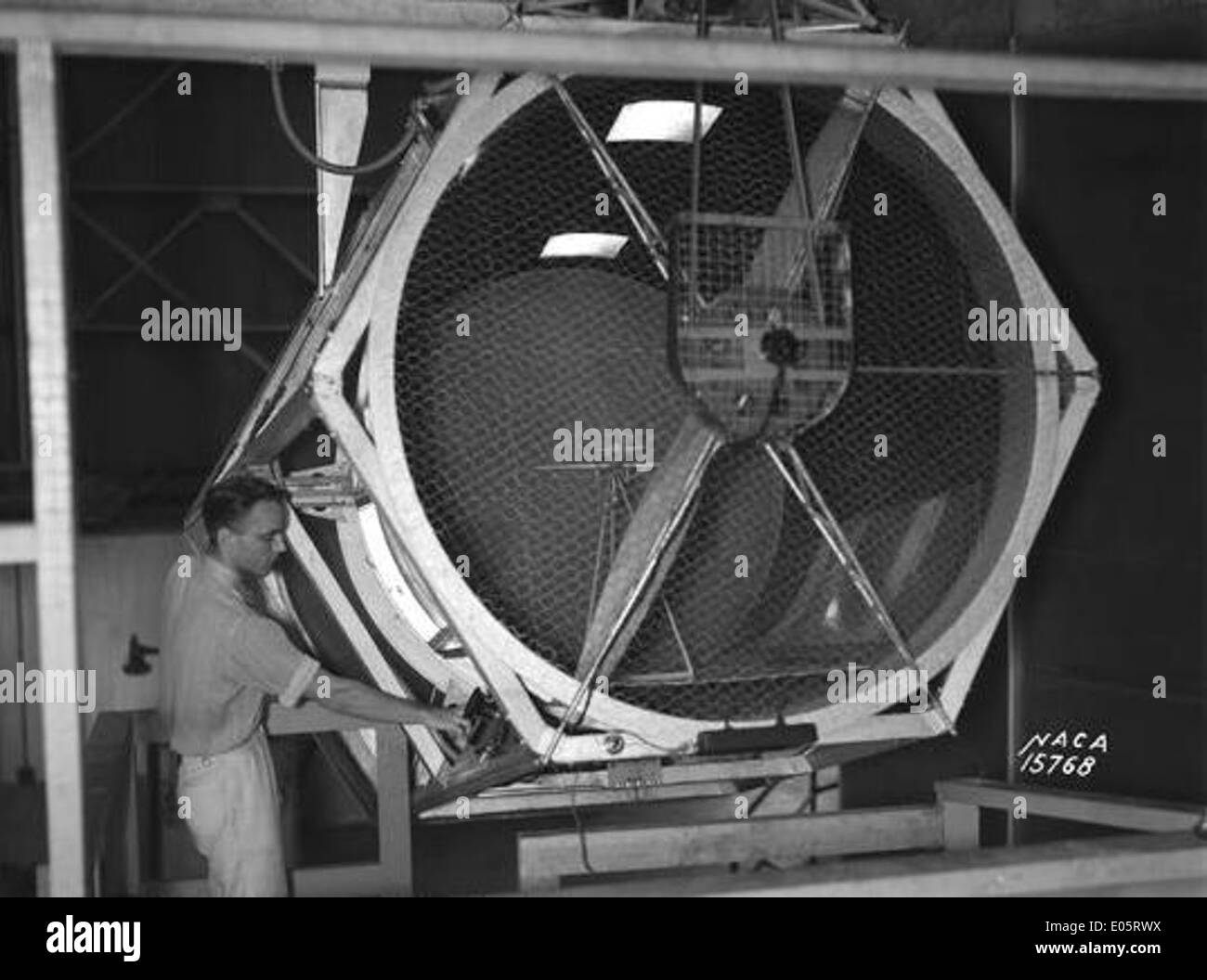 5-Foot Free-Flight Tunnel Stock Photo - Alamy