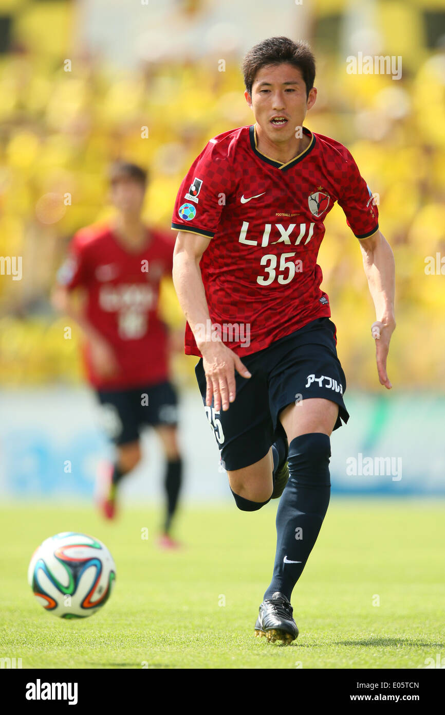 Hitachi Kashiwa Stadium, Chiba, Japan. 3rd May, 2014. Takuya Nozawa ...