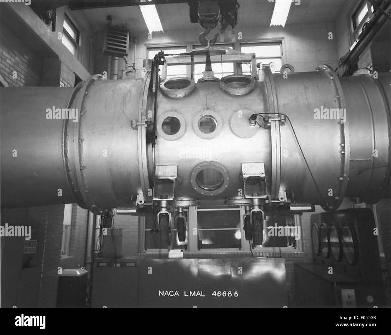 The 4.5-foot flutter tunnel, used for aerodynamic testing, is a key ...