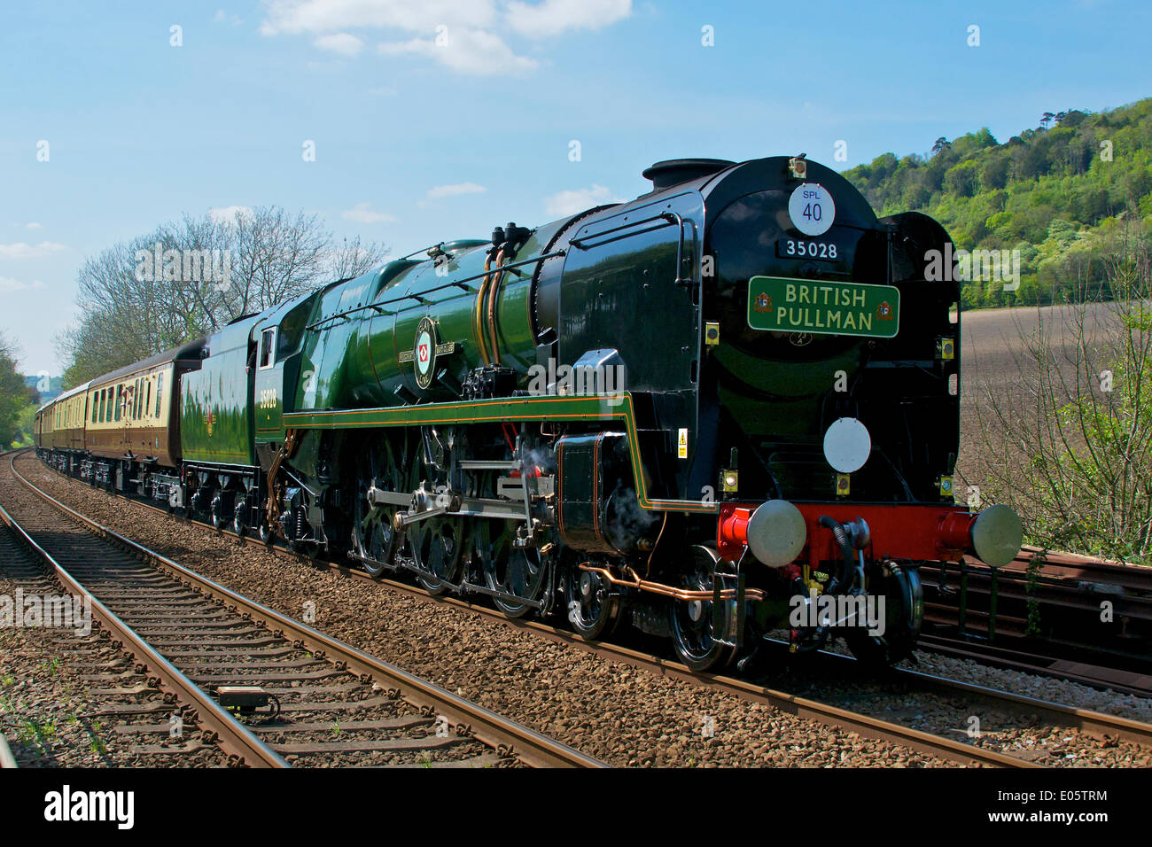 British pullman orient express hi-res stock photography and images - Alamy