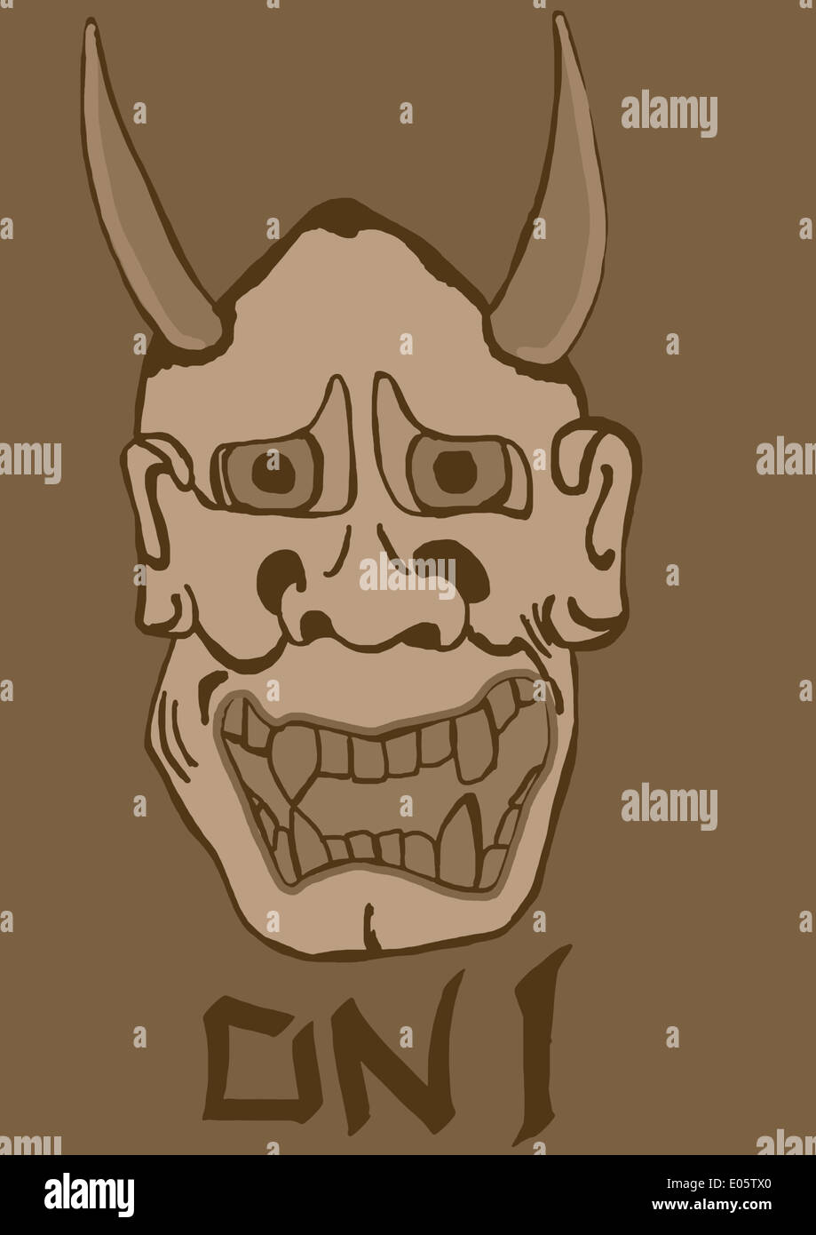 Oni mask hi-res stock photography and images - Alamy