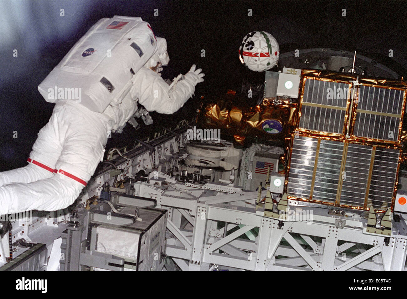 The AERCSprint autonomous EVA robotic camera captured images during the ...